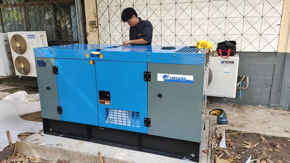 ติดตั้งเครื่องปั่นไฟขนาด 30 KVA ห้องคอมพิวเตอร์แม่ข่าย – ITTHIPHON SUKTERM